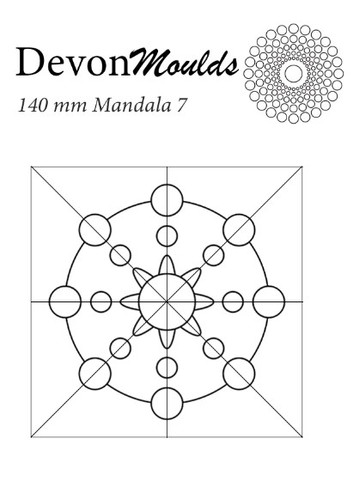 Mandala pattern guide 7 | Devon Dotting