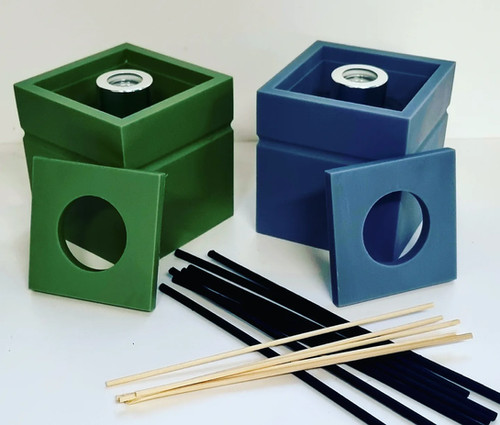 Square routed reed diffuser silicone mould | Devon Dotting