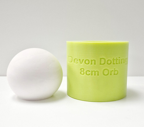 8cm mandala dotting orb silicone mould | Devon Dotting