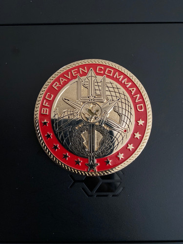 BFC Raven Command Challenge Coin | Battlestar Raven BFC