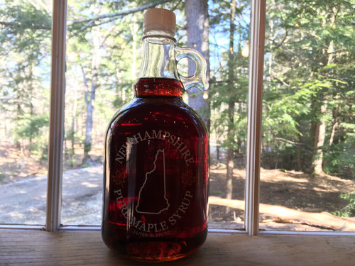 Maple Syrup in 1 Liter Glass Container | Matrasmaple
