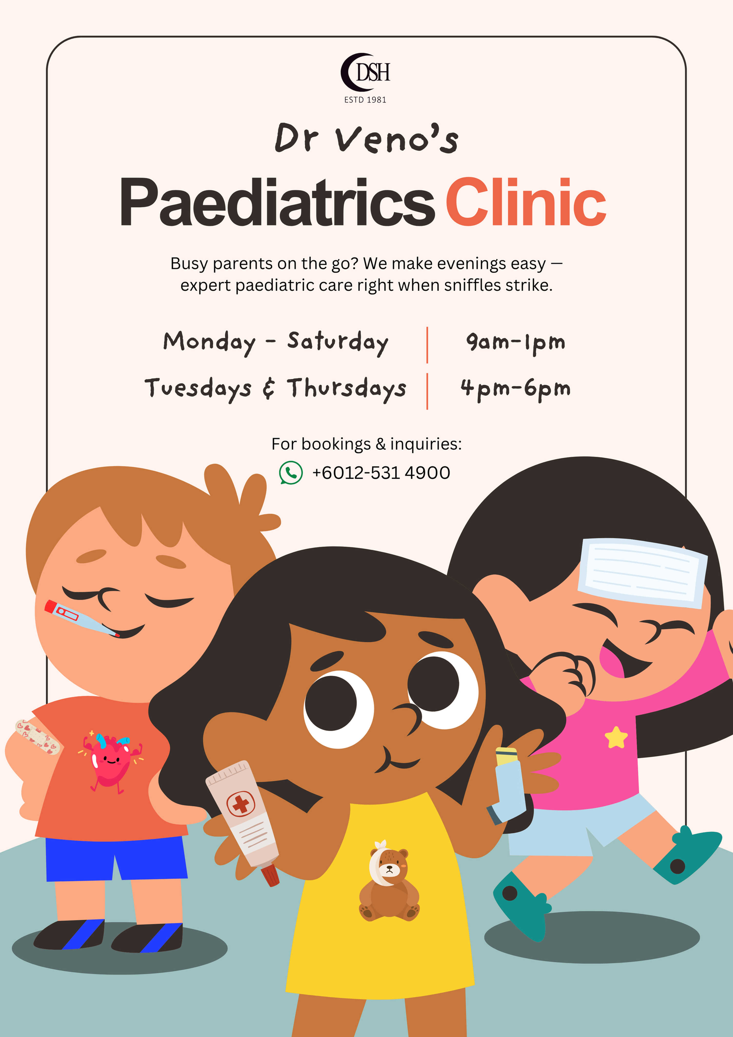 Dr Veno’s Evening Paeds Clinic | DSH