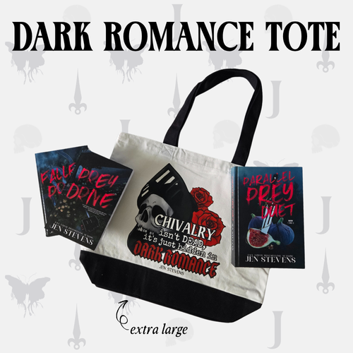 Dark Romance Canvas Tote Bag | Jen Stevens