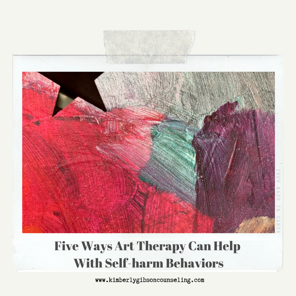 Five ways Art Therapy can help with self harm behaviors