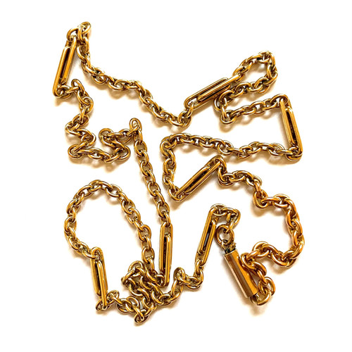 Victorian mixed link chain with bullet clasp | Gold Digger Mcr