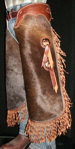 Custom Made Hair On Cowhide Kid's Chink's | RBarKChapsN'Chinks