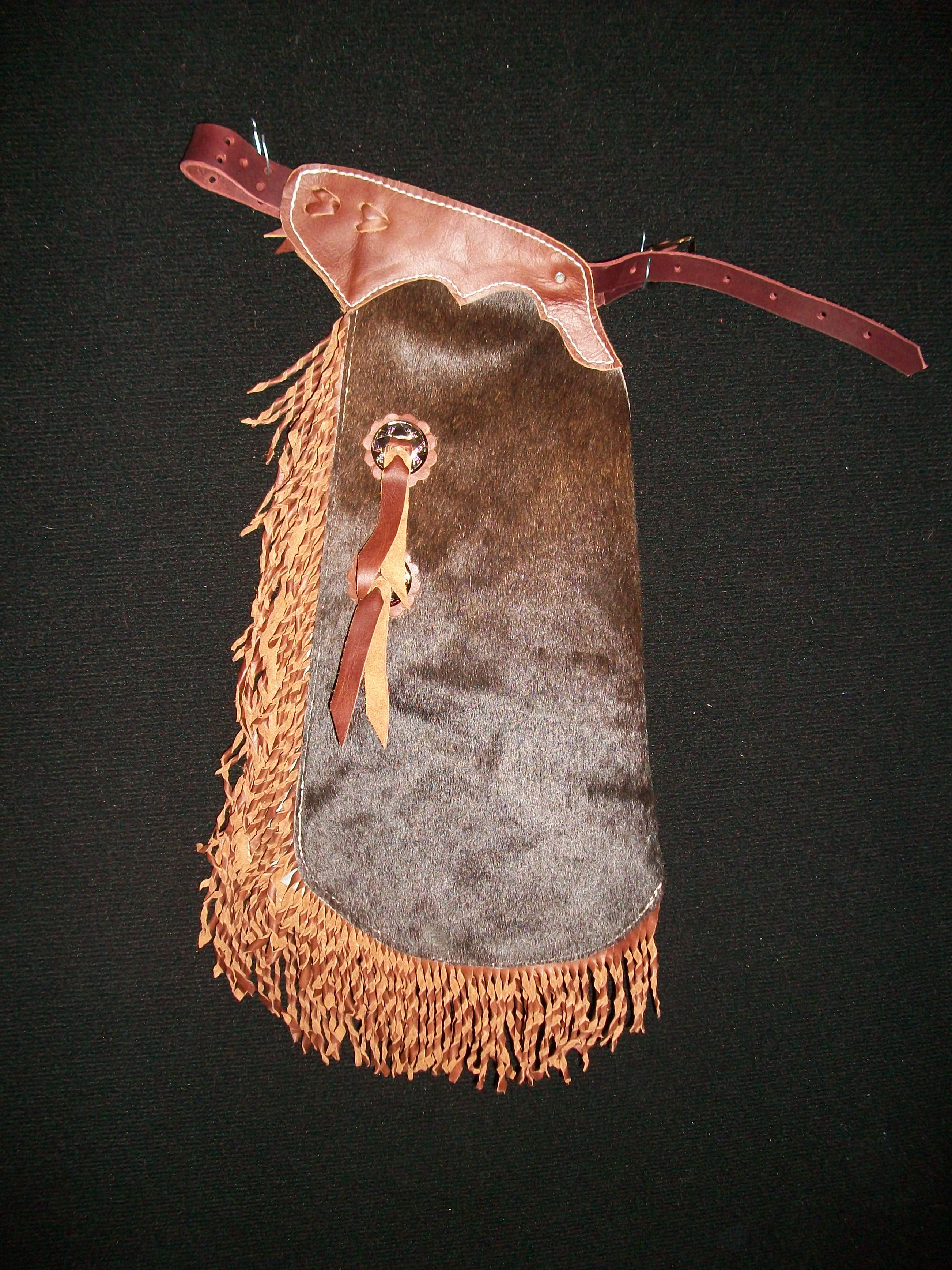 Custom Made Hair On Cowhide Kid's Chink's | RBarKChapsN'Chinks