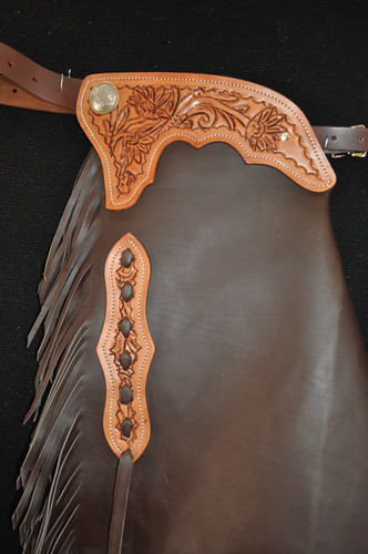 Custom Made Leather Chinks | RBarKChapsN'Chinks
