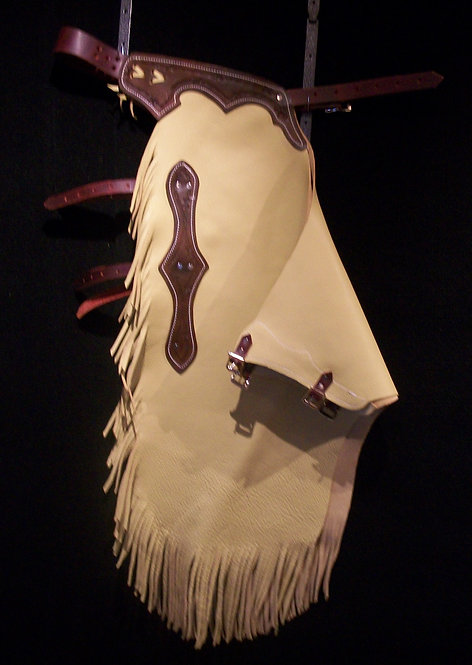 Custom Made Leather Chinks/Buckskin | RBarKChapsN'Chinks