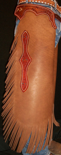 Custom Made Leather Chinks | RBarKChapsN'Chinks