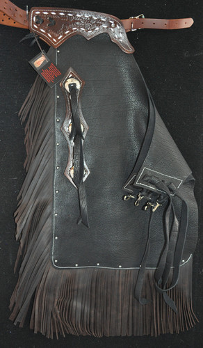 Custom Made Leather Chinks | RBarKChapsN'Chinks