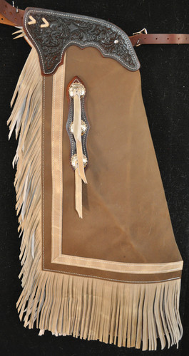 Custom Made Leather Chinks | RBarKChapsN'Chinks