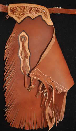 Custom Made Leather Chinks | RBarKChapsN'Chinks