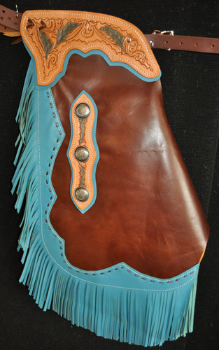 Custom Made Leather Chinks | RBarKChapsN'Chinks