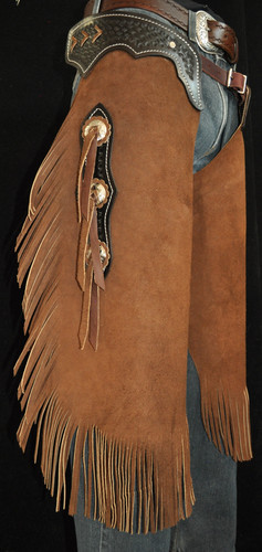 Custom Made Leather Chinks/Rough Out | RBarKChapsN'Chinks