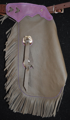 Custom Made Leather Kid's Chinks/Size 3/4, 2T | RBarKChapsN'Chinks