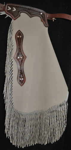 Custom Made Leather Chinks/Distressed | RBarKChapsN'Chinks