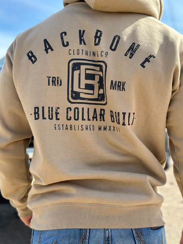 BLUE COLLAR BUILT HOODIE | Backbone Clothing