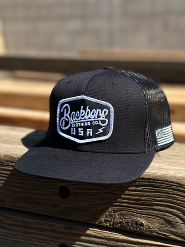 BLUE COLLAR PATRIOT (Black) | Backbone Clothing
