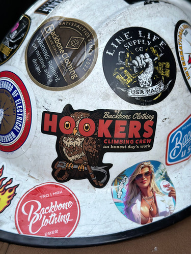 HOOKERS STICKER | Backbone Clothing