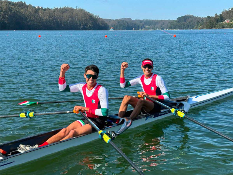 Mexicanos Obtienen oro y bronce en competencia de remo