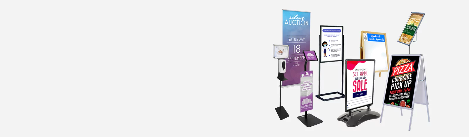 Sturdy and Stylish Parking Sign Stands