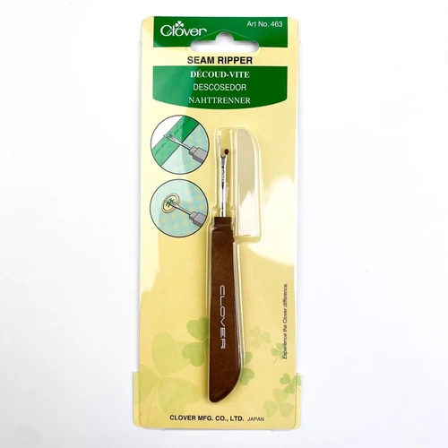 Clover Seam Ripper - Brown Handle | The Sewing Room
