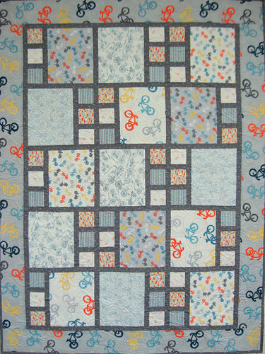 Times 3 Bicycle Quilt | Quilting Renditions