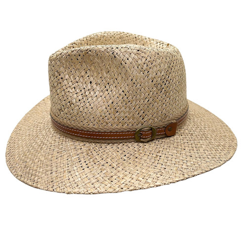Magill Beige Straw Hat | Giroux Men's Wear