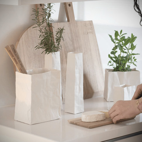 Pretty in Porcelain Paper Vase Collection | Charming Handmade Vases