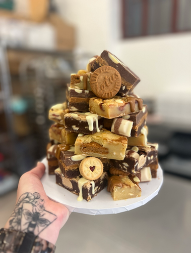 Brownie/Blondie Stack | Elle’s Bakery