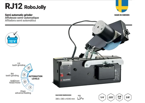 R12 Robo Jolly Automatic Chainsaw Sharpener New England Pine Co