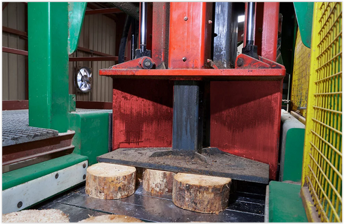 23" Mobile Vertical Splitter | New England Pine Co.