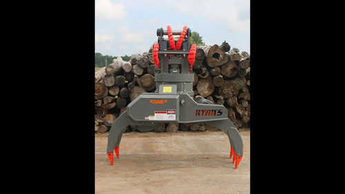80" Fixed Rotating 5 finger grapple saw-5080 | New England Pine Co.