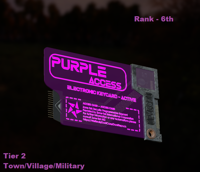 Purple Keycard Loot | Airborne DayZ