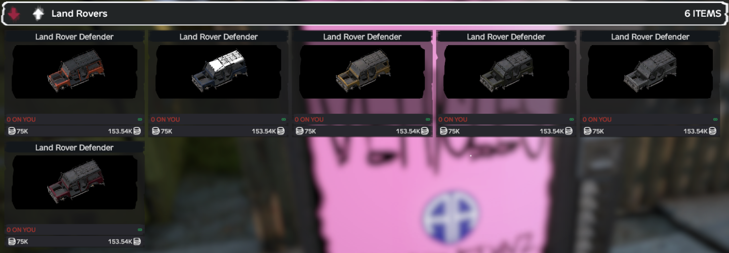 Vehicle Trader | Airborne DayZ