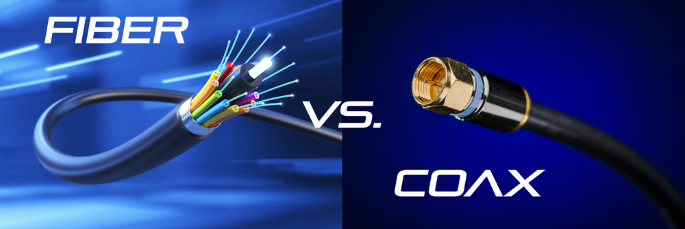 Coax Cable vs. Fiber – What’s the Difference?