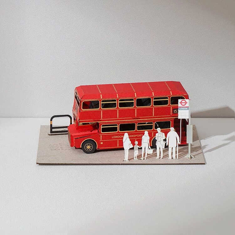 DIY Kit - Travel Series - London Double Decker Bus | Rabbit Island