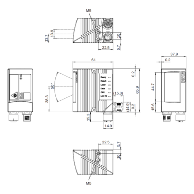 SICK 고정식 바코드 스캐너