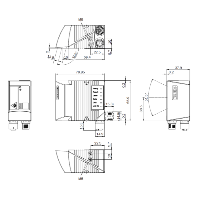 SICK 고정식 바코드 스캐너