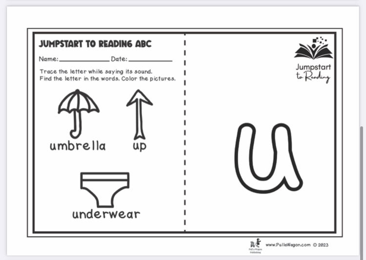 Jumpstart to Reading ABC | Pull a Wagon Publishing