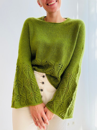 Knitting Pattern Electrine Sweater Polish | kolibri by johanna