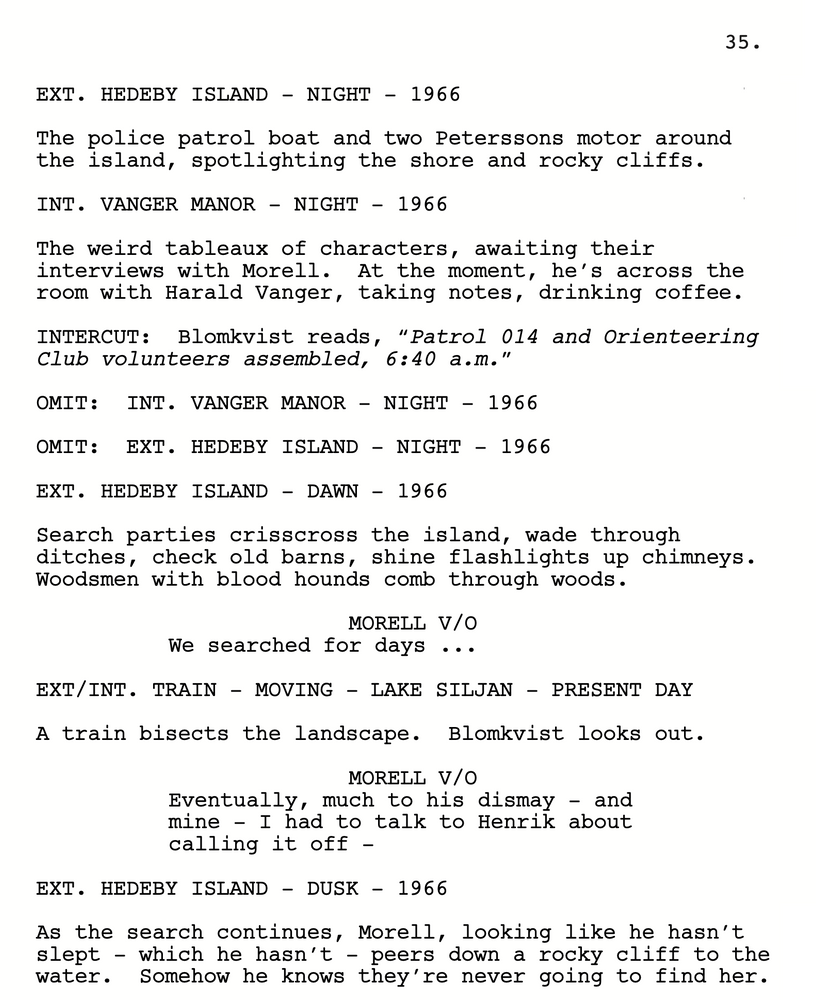 Flashbacks in a Script