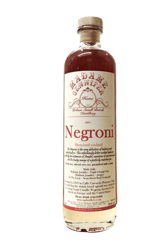 Premixed Negroni Cocktail | M J Distillery