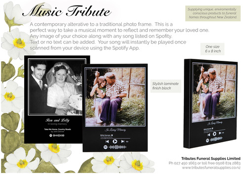 Music Tribute brochure | Tributes Funeral