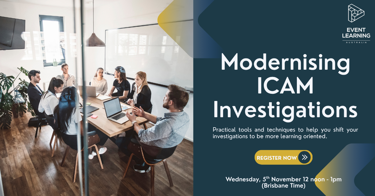 Modernising ICAM Investigations | Event Learning