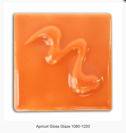 CESCO - APRICOT GLOSS GLAZE 5467 - 500ml | Wellington Potters Supplies