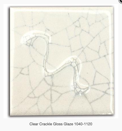 CESCO - CLEAR CRACKLE GLOSS GLAZE 6000 - 500ml | WgtnPottersSupplies