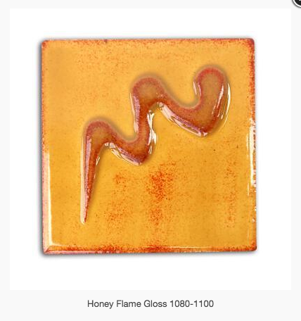 CESCO - HONEY FLAME GLOSS: 5186 500ml | Wellington Potters Supplies