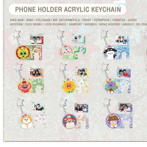 GMMTV Christmas Collection - Phone Holder Acrylic Keychain | Webuybangkok